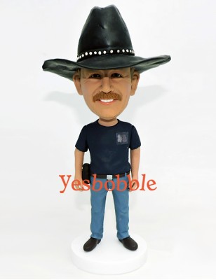 Custom Cowboy Bobblehead